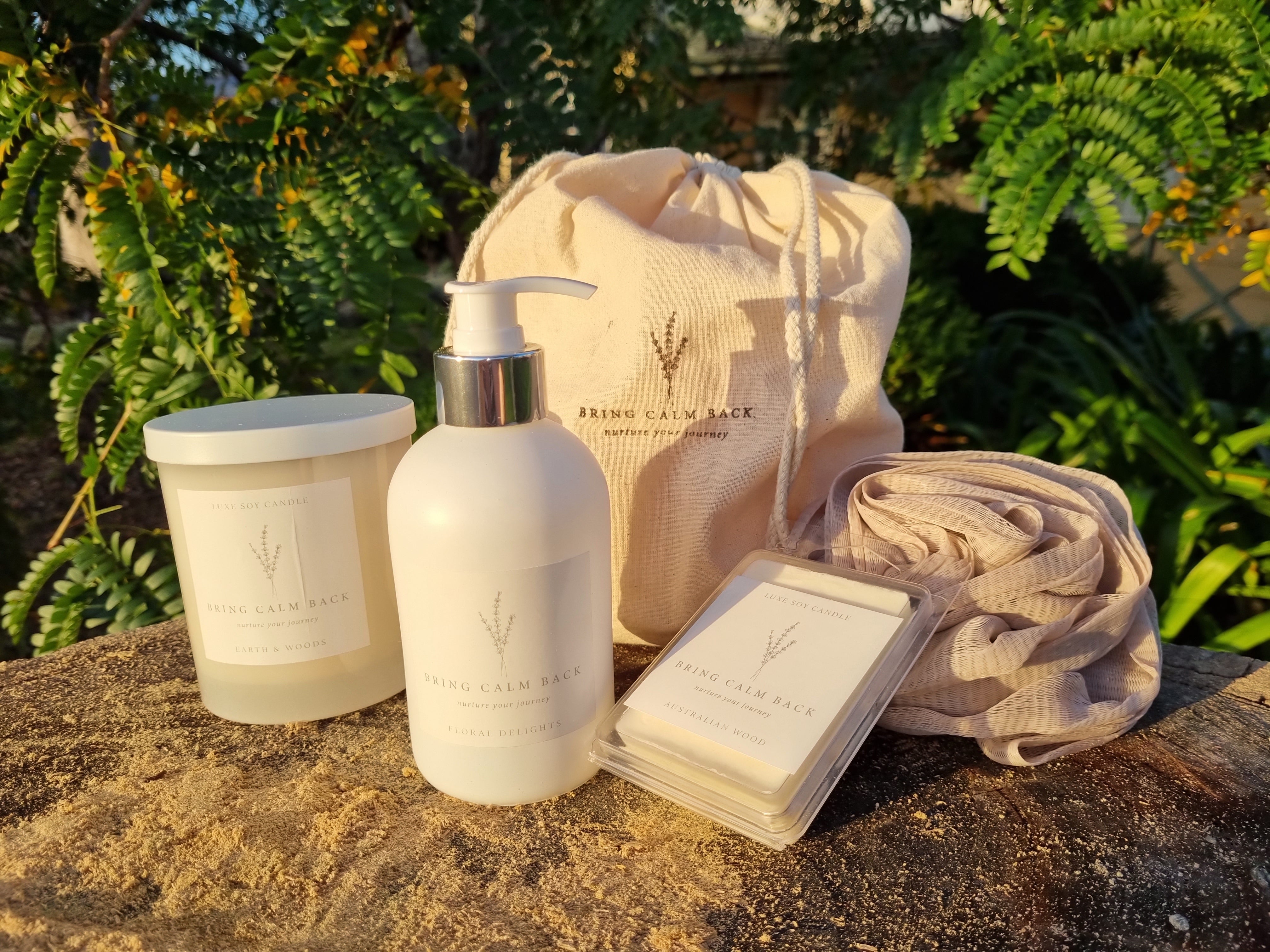 Plush Gift Bag – Bring Calm Back AU